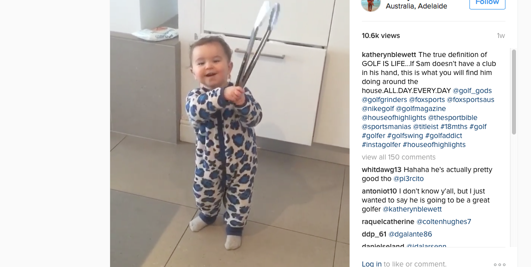 Former Test cricketer Greg Blewett's baby boy is actually OBSESSED with ...