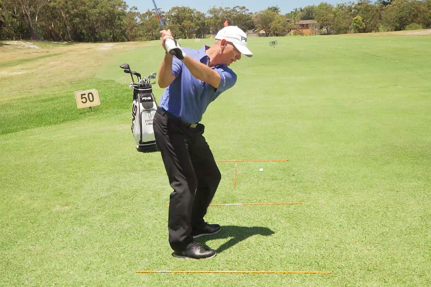 Jason Law's pre-shot routine - Australian Golf Digest