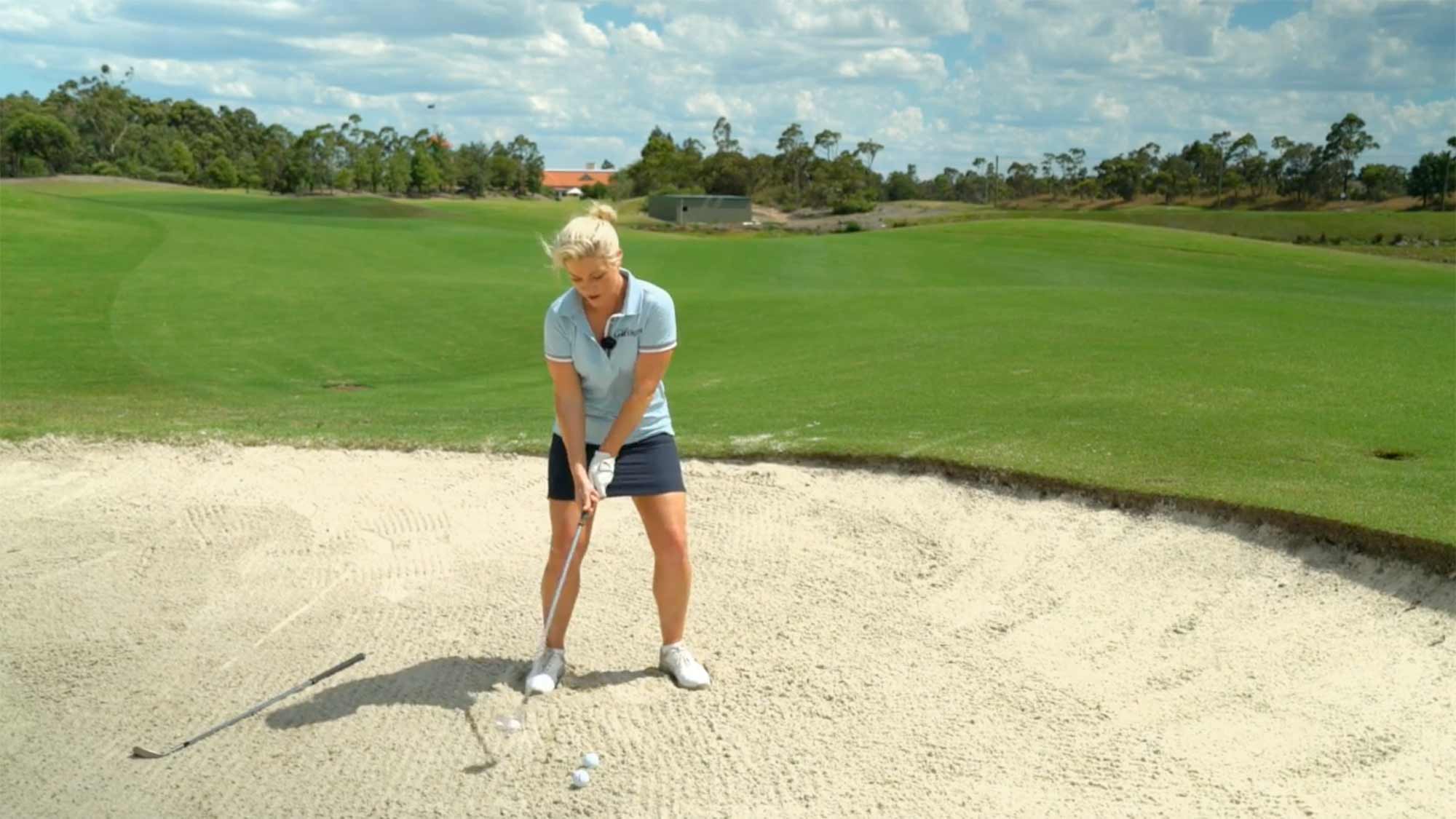 Annabel Rolley: Master the long bunker shot - Australian Golf Digest