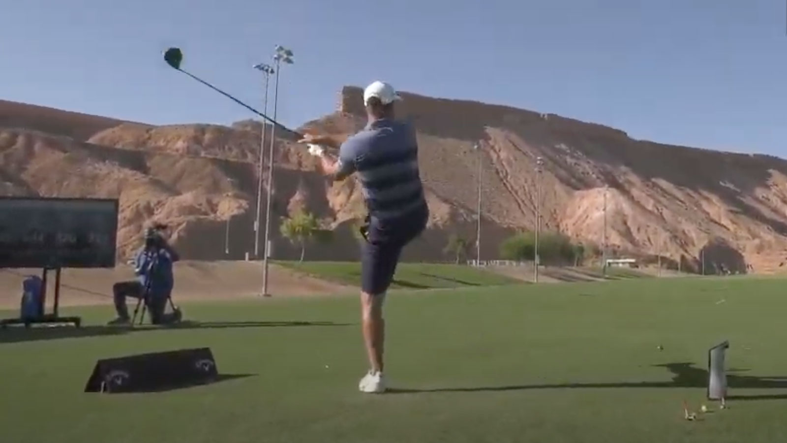 Bryson DeChambeau's best bomb is 'only' 355 yards in head wind as he ...