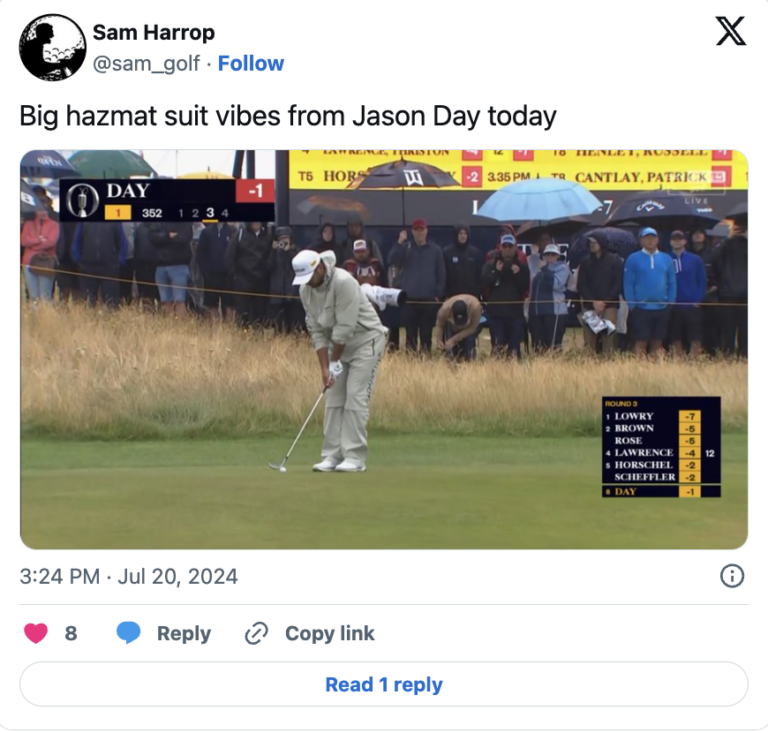 Open Championship 2024: Jason Day's latest Malbon outfit has the ...